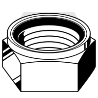 Bulk NE & NU Nylon Insert Locknuts Grade N8 (C) Plain – US Inch Sizes ...