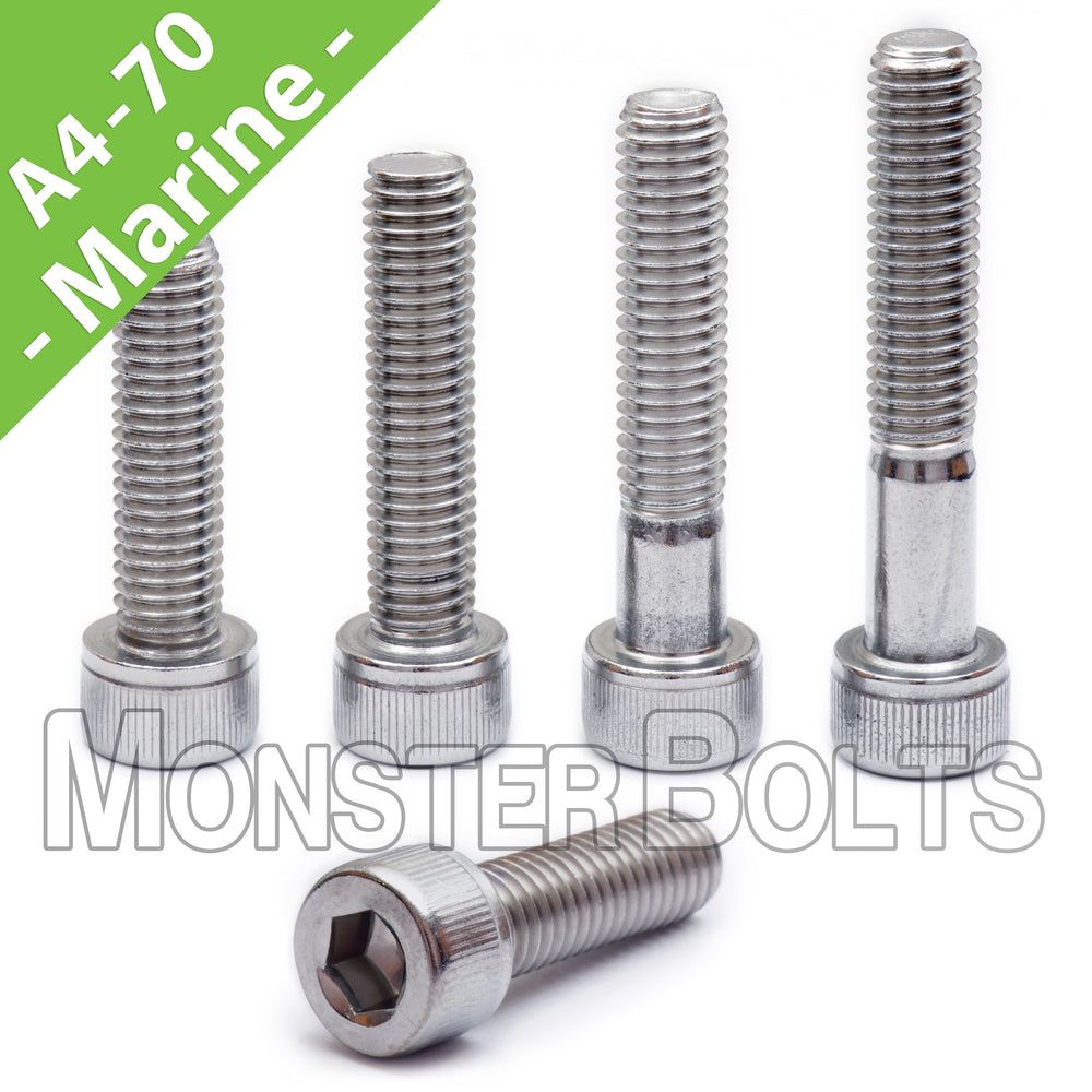 Bulk M24-3.00 Socket Head Cap Screws Stainless Steel 316 (A4) | Monster ...