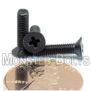M3 Flat Head screws with Phillips Head Drive | Metric Machine Screws