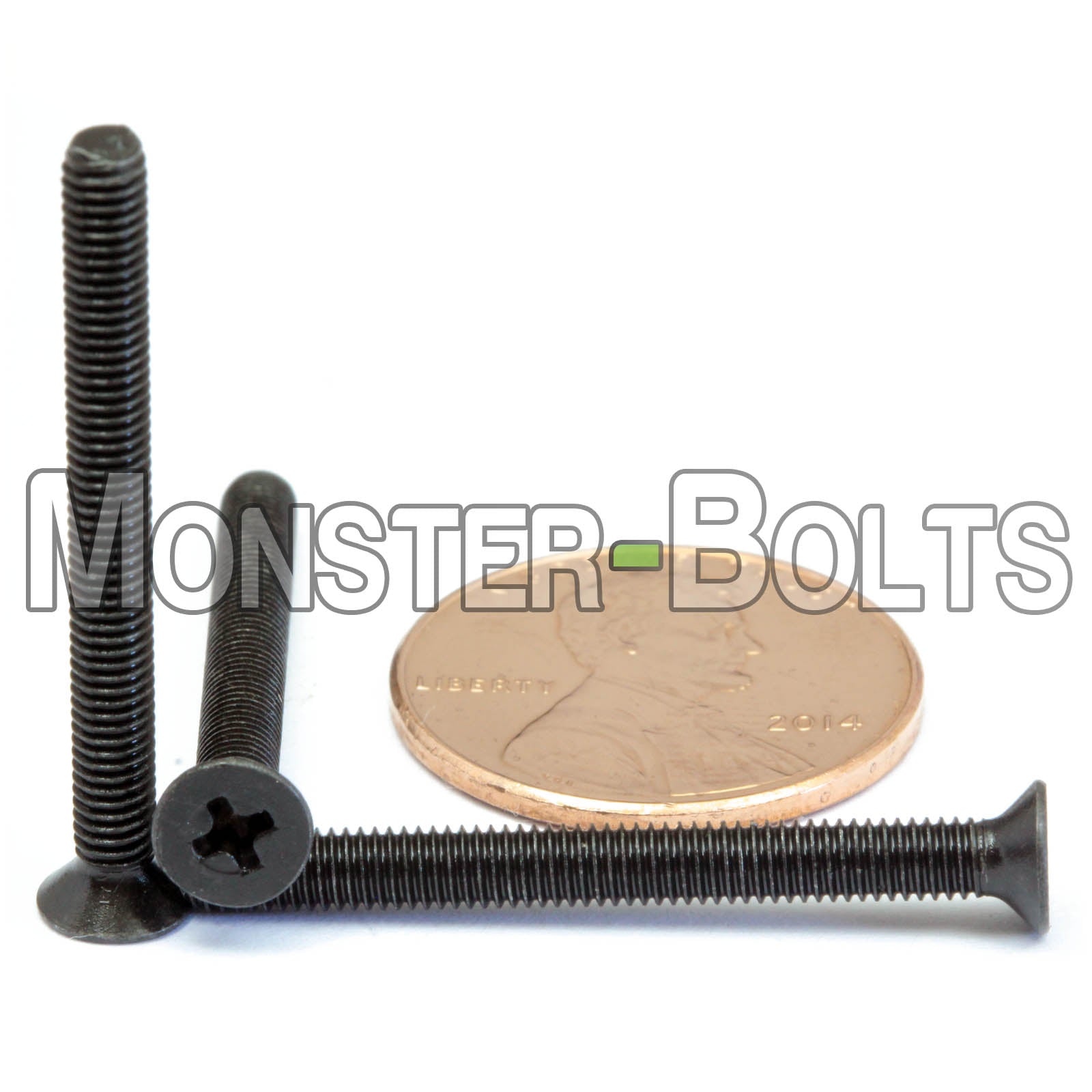 M3 Flat Head screws with Phillips Head Drive | Metric Machine Screws