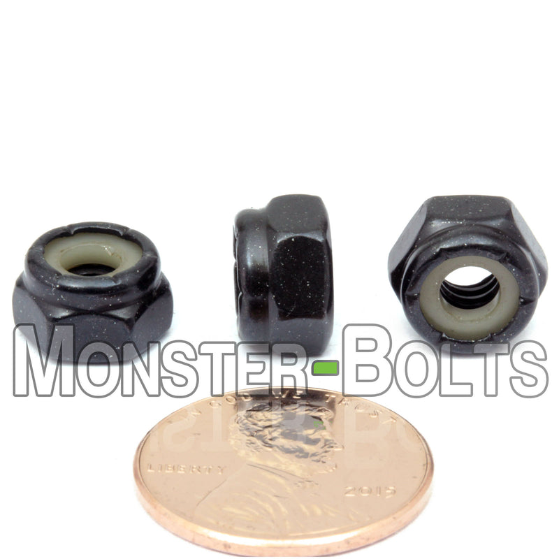 teel Nylon Insert Lock Nuts | Black Oxide Coating | Monster Bolts