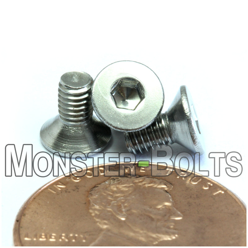Flat Head Socket Cap Screws | US / Inch | Alloy Steel or Stainless