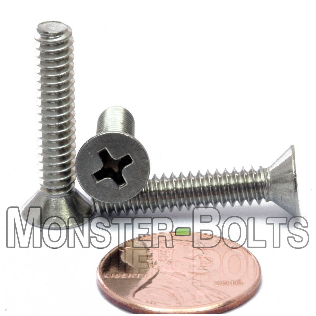 #10-24 Phillips Flat Head Machine Screws | Stainless Steel 18-8 ...
