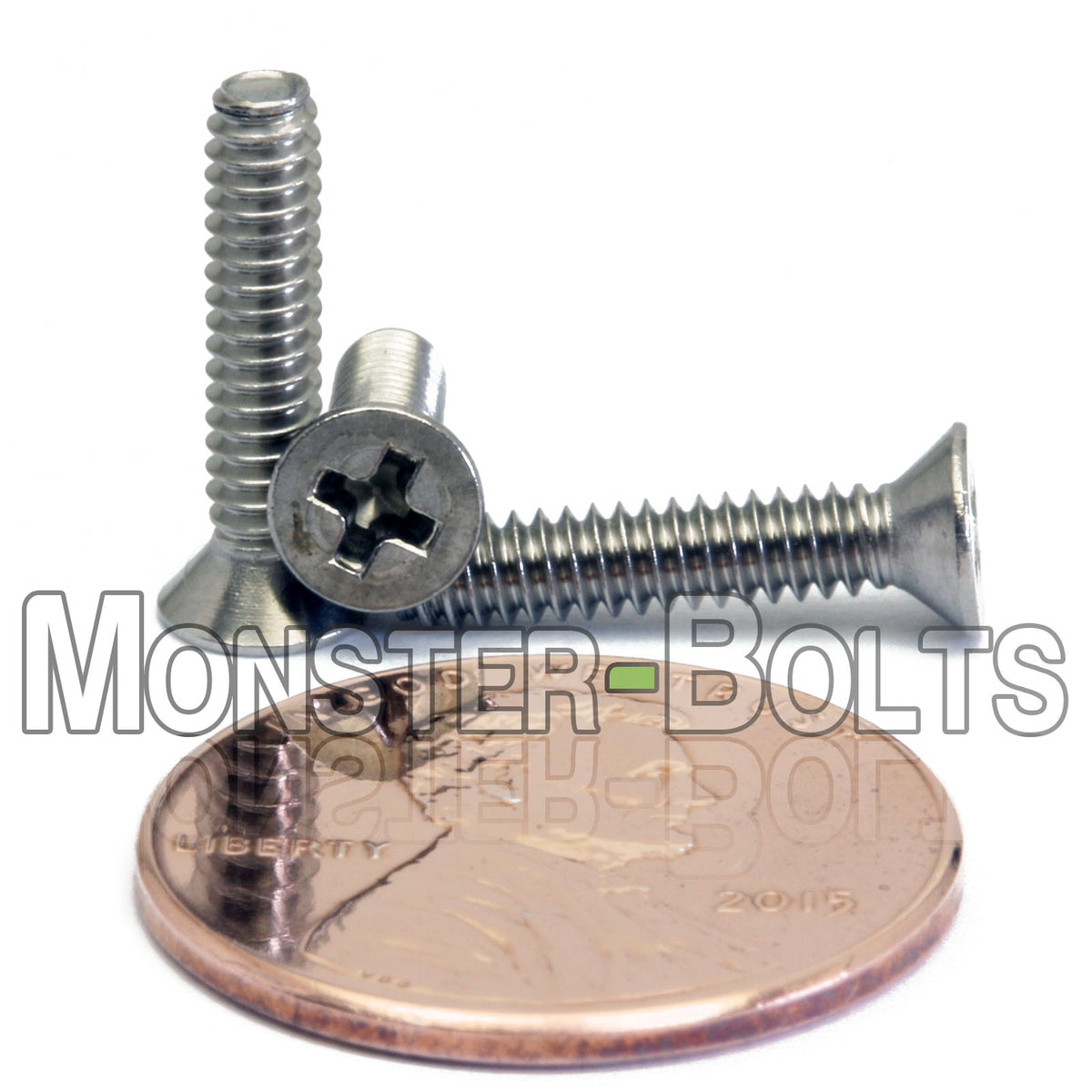#4-40 Phillips Flat Head Machine Screws | Stainless Steel 18-8 ...